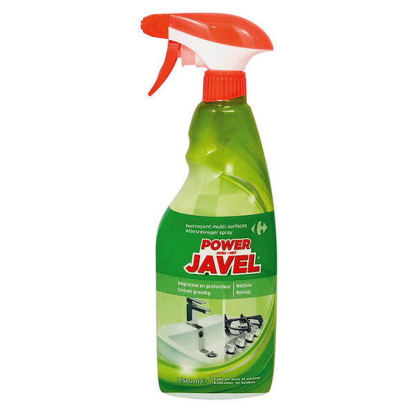Nettoyant Ménager Javel Carrefour, Spray 750 ML – Carrefour on Board ...